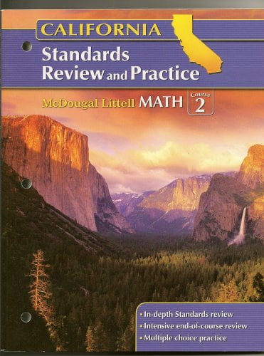Pre-Owned McDougal Littell Middle School Math California : Standards ...