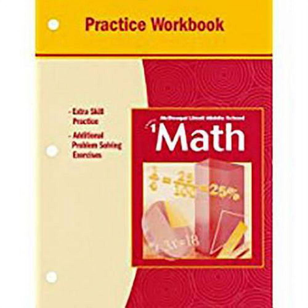 McDougal Littell Middle School Math: Practice Workbook (Student) Book 1 ...