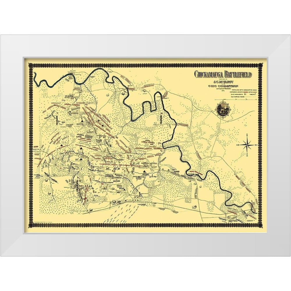 McElroy 18x14 White Modern Wood Framed Museum Art Print Titled ...