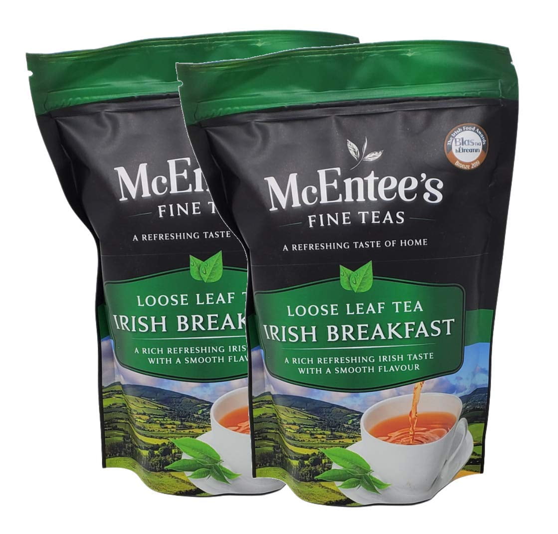 McEntee's Irish Breakfast Tea (Pack HYZ01 of 2) - 250g Refill Bags ...