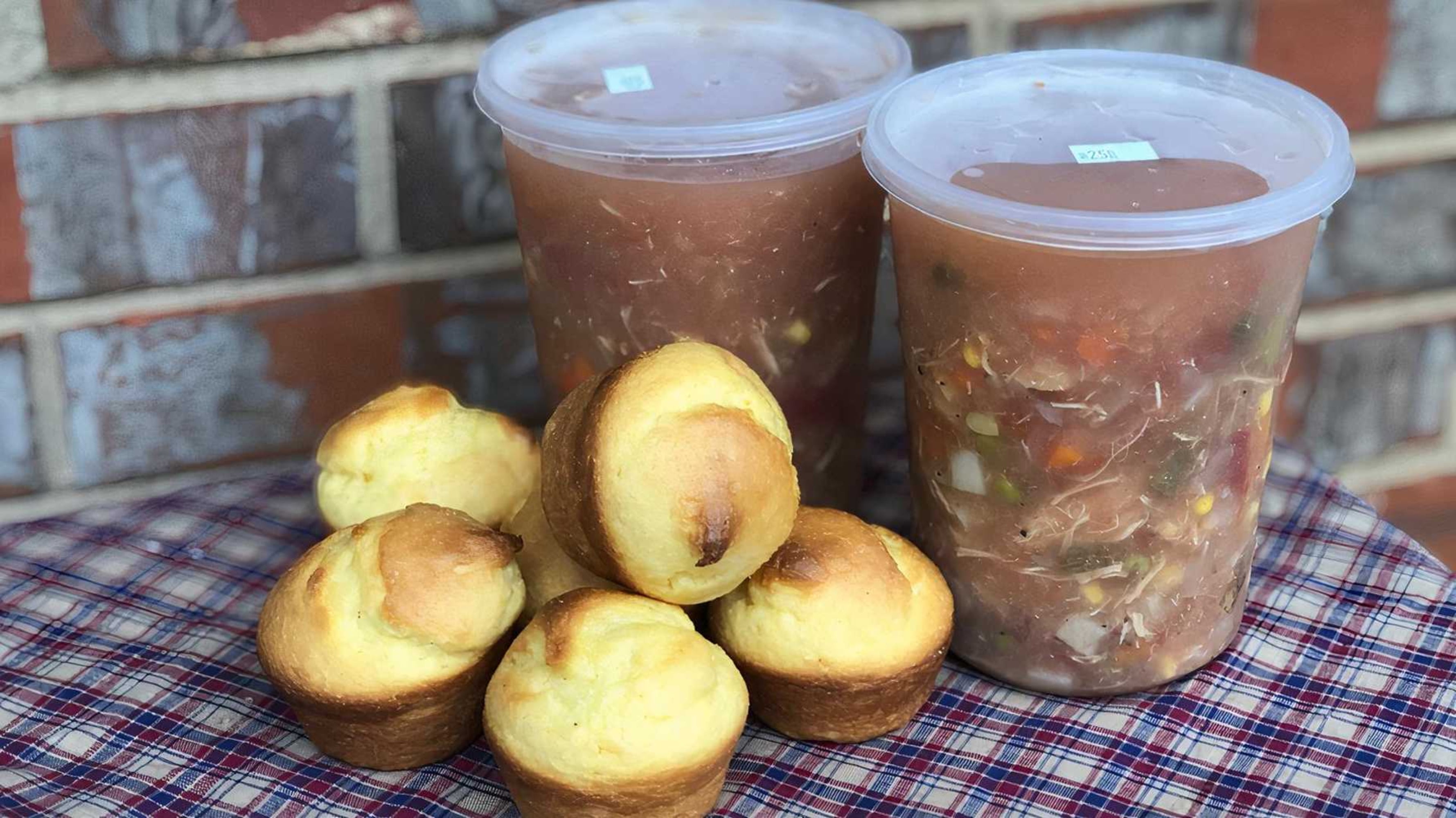 McEntyre's Bakery Homemade Chicken Vegetable Soup Family Combo ...