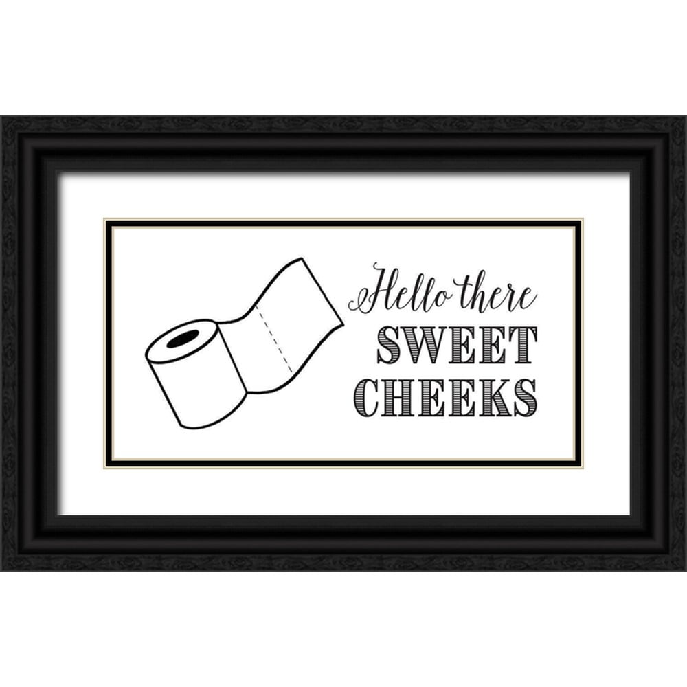 McFarland, Leslie 18x11 Black Ornate Wood Framed with Double Matting ...