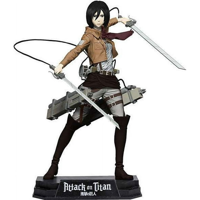 McFarlane Attack on Titan Color Tops Green Wave Mikasa Ackerman Action ...