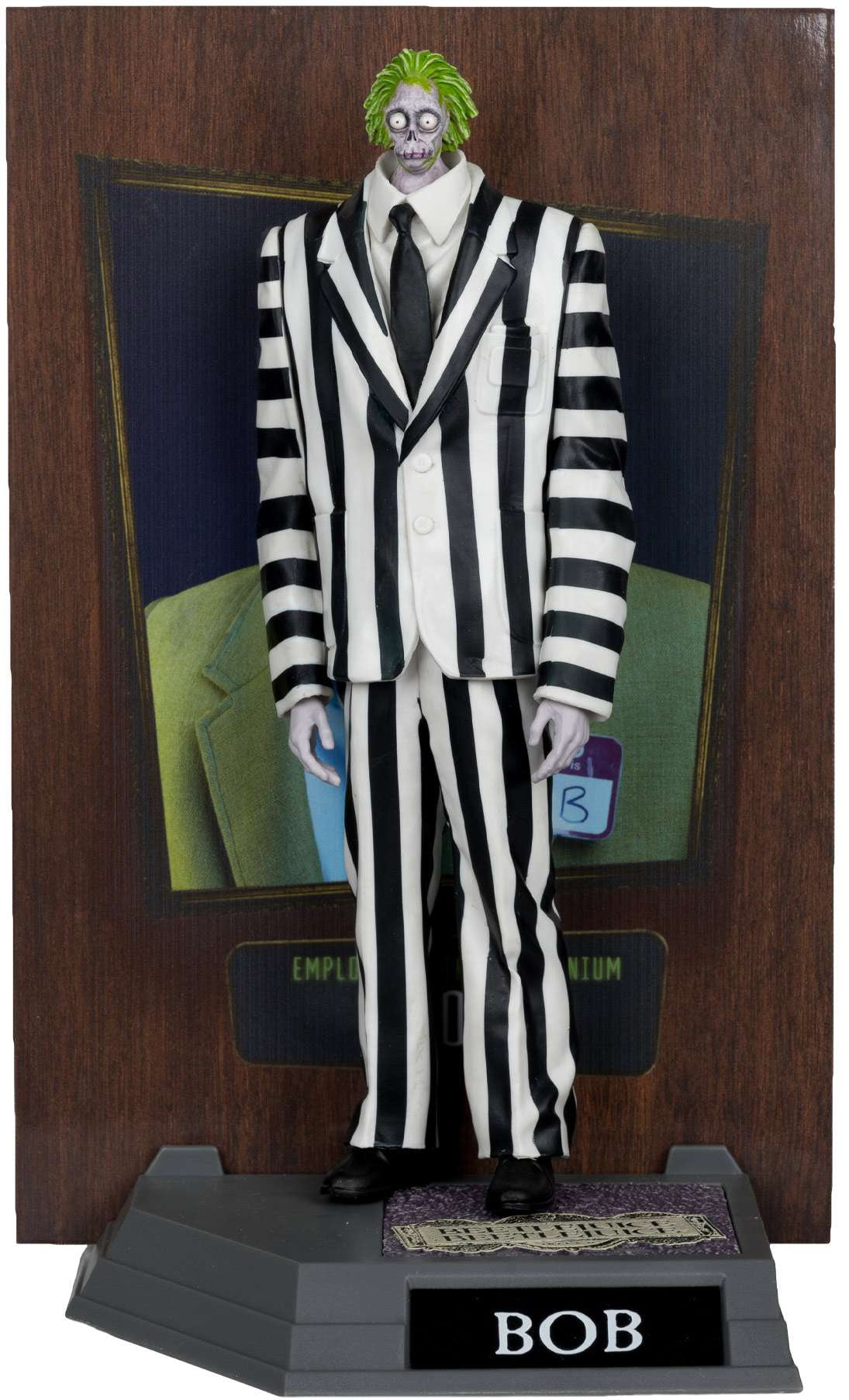 McFarlane Beetlejuice 2 Platinum Edition Bob the Shrinker Posed Figure ...