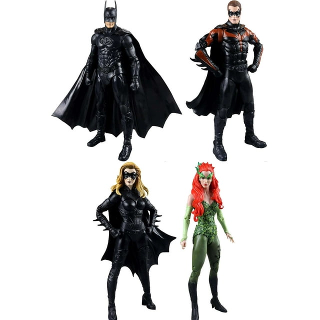 McFarlane DC Build Mr. Freeze Series Batman, Robin, Batgirl & Poison ...