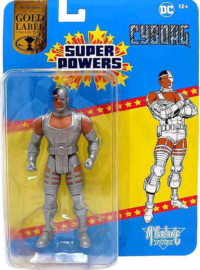 McFarlane DC Direct Gold Label Collection Cyborg Action Figure ...