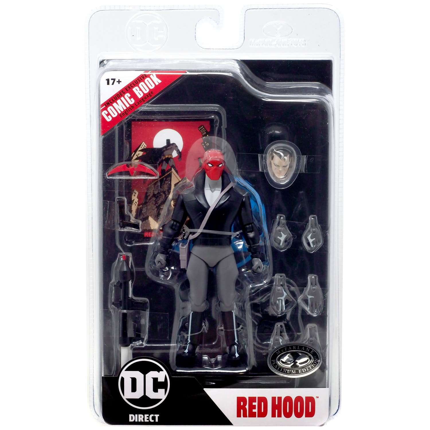 McFarlane DC Direct Platinum Edition Red Hood Action Figure with Comic ...