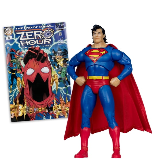 McFarlane Toys, Action Figure, Superman (Zero Hour), 7" with Comic ...