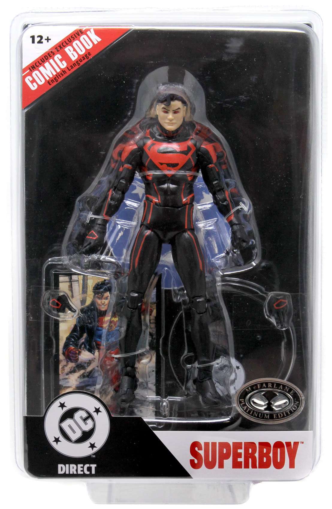 McFarlane DC Direct Wave 9 Superboy #1 Action Figure with Comic Book ...
