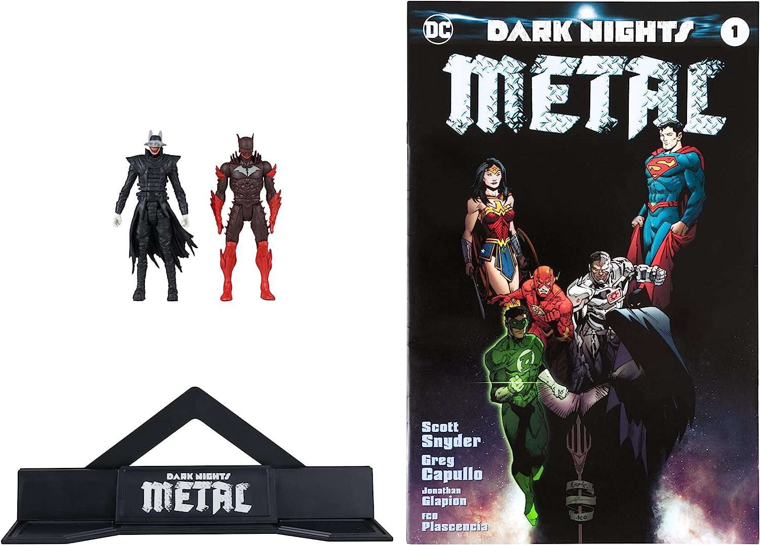 McFarlane DC Page Punchers Batman Who Laughs & Red Death Action Figure ...