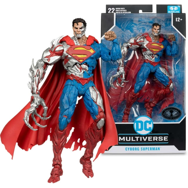 McFarlane DC Platinum Edition Cyborg Superman Action Figure - Walmart.com