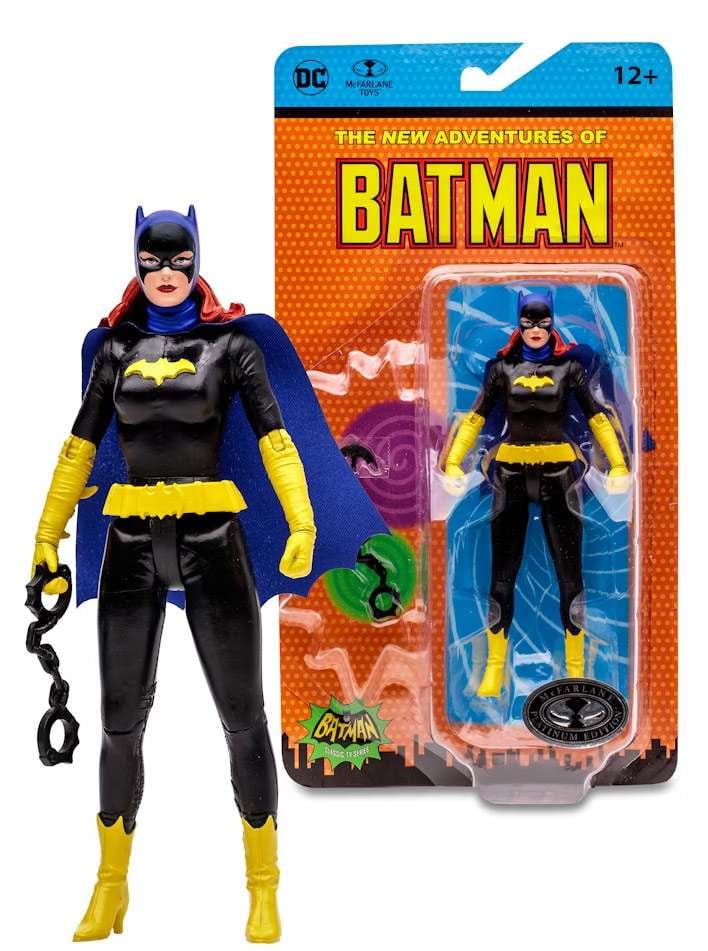 McFarlane DC Retro Series Batgirl Action Figure (Platinum Edition ...