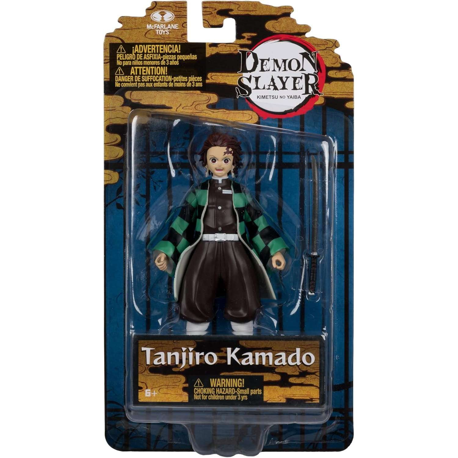 McFarlane Demon Slayer Tanjiro Kamado Action Figure - Walmart.com