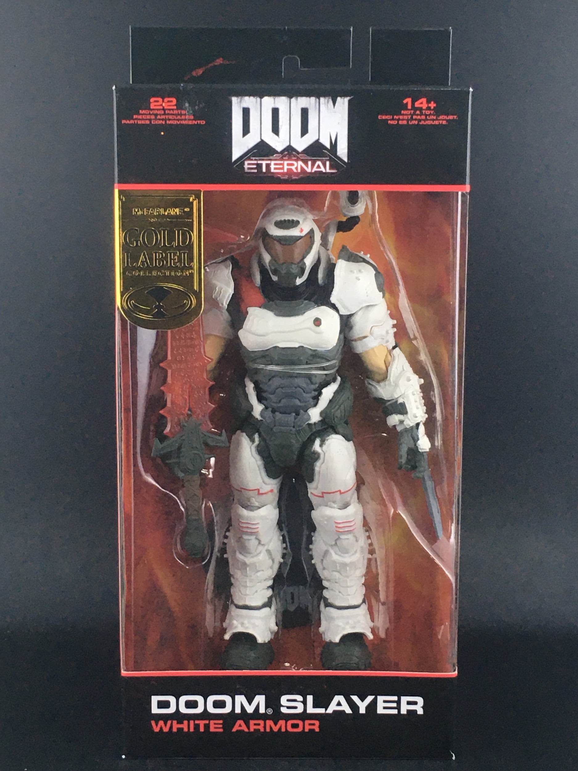 McFarlane Doom Eternal - Doom Slayer (White Armor) (Gold Label ...