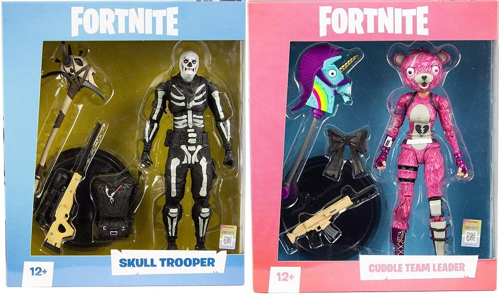 McFarlane Fortnite Series 1 Skull Trooper & Cuddle Team Leader Action ...