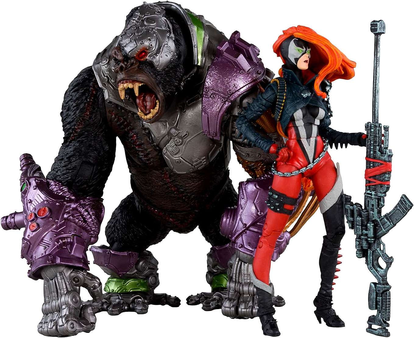 McFarlane Gold Label Collection She-Spawn & Cygor MEGA Action Figure 2-Pack - Walmart.com