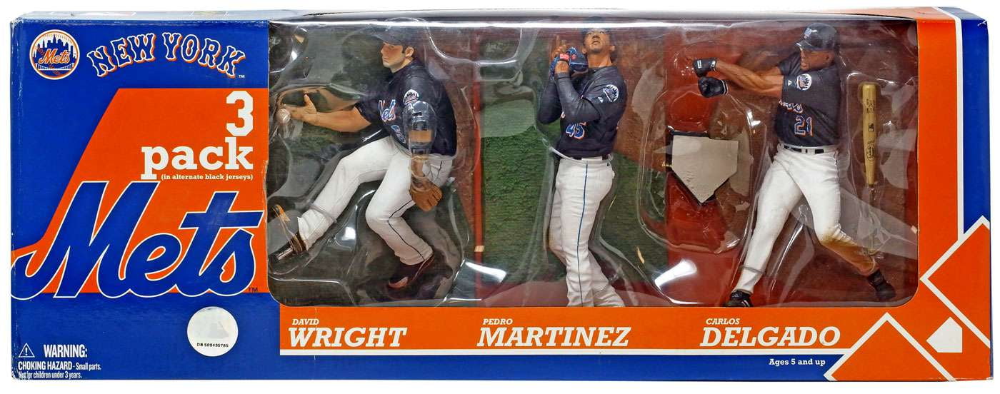 McFarlane MLB Sports Picks Exclusive 3-Pack New York Mets Action Figure ...