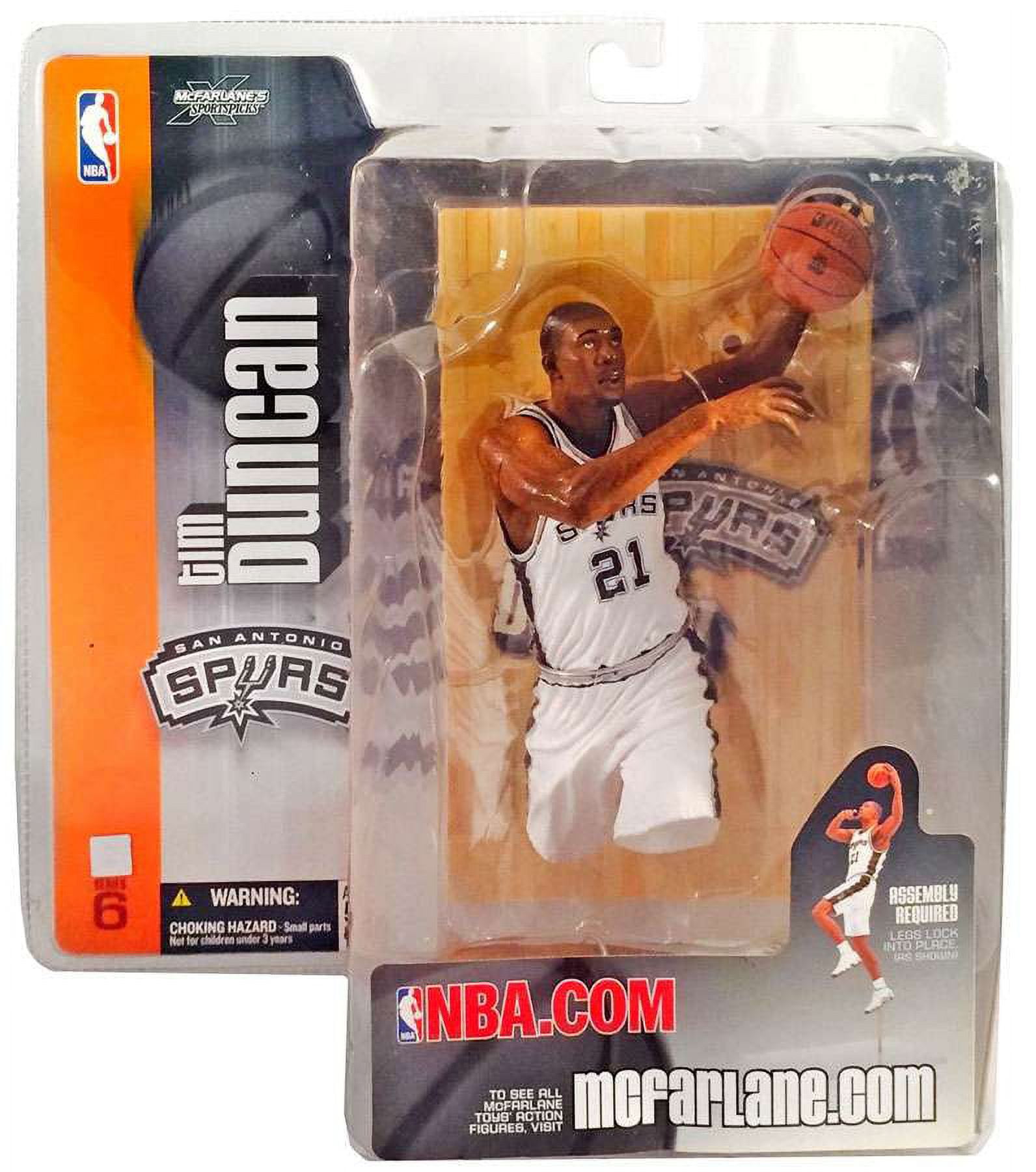 McFarlane NBA Sports Picks Series 6 Tim Duncan Action Figure [White ...