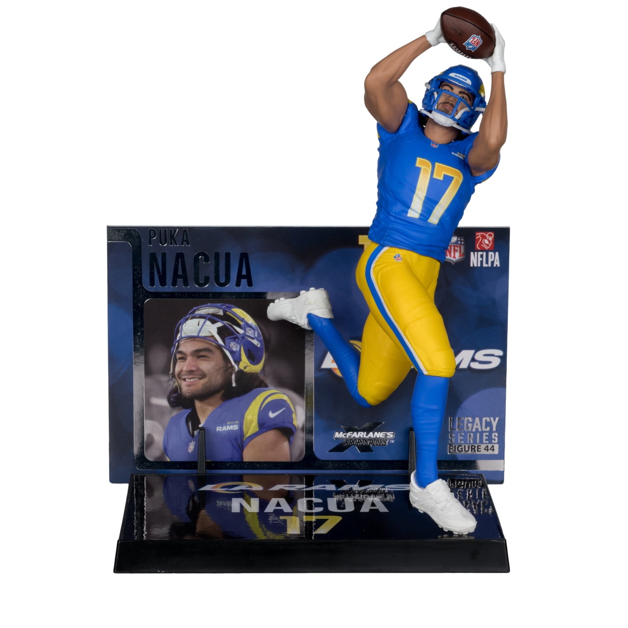 Puka Nacua (NFL: Los Angeles Rams) 7" Posed Figure McFarlane's ...