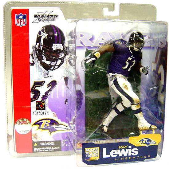 McFarlane NFL Sports Picks Series 5 Ray Lewis Action Figure [Purple ...