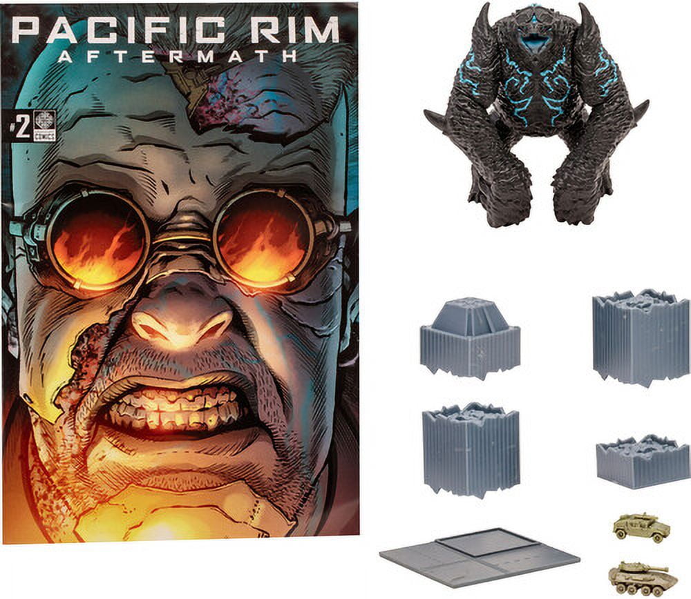 McFarlane - Pacific Rim - 4" Leatherback (Kaiju) Figure Playset & Comic ...