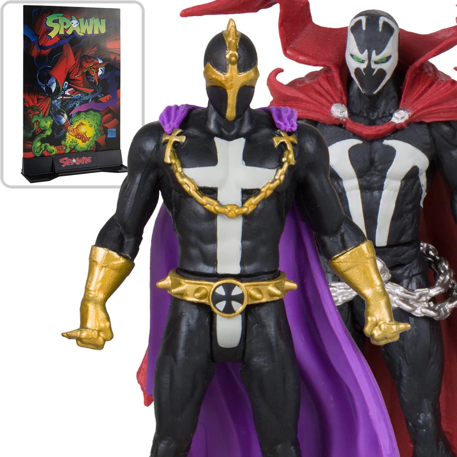 Spawn and Anti-Spawn 3-Inch Scale Figure with Comic - Walmart Business ...