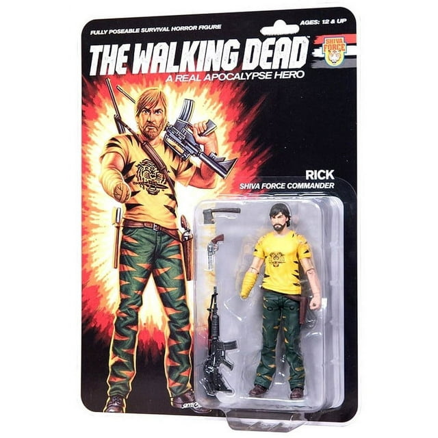 McFarlane The Walking Dead Shiva Force Commander Rick Action Figure ...