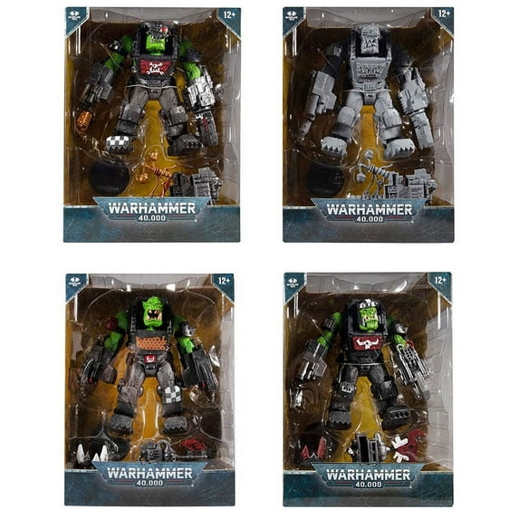 McFarlane Toys Action MEGA Figure - Warhammer 40,000 - SET OF 4 ORKS (7 ...