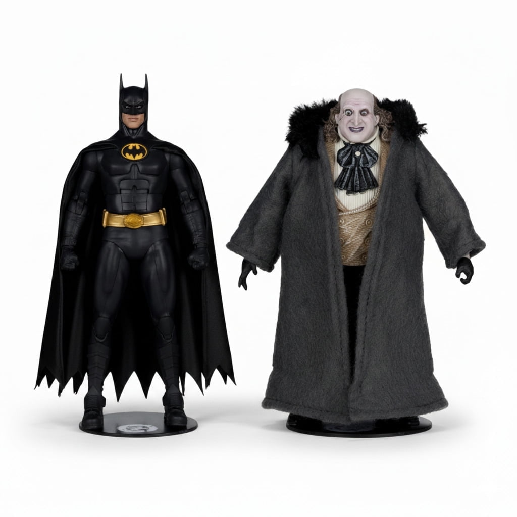 McFarlane Toys - Batman Returns the Movie: Batman and Penguin 7-Inch ...