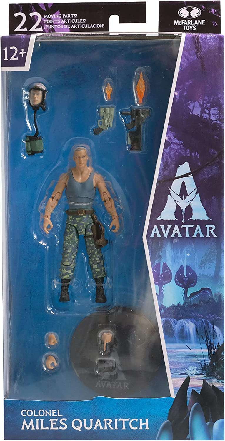 McFarlane Toys Avatar Movie: Colonel Miles Quaritch Sully 7" Action ...
