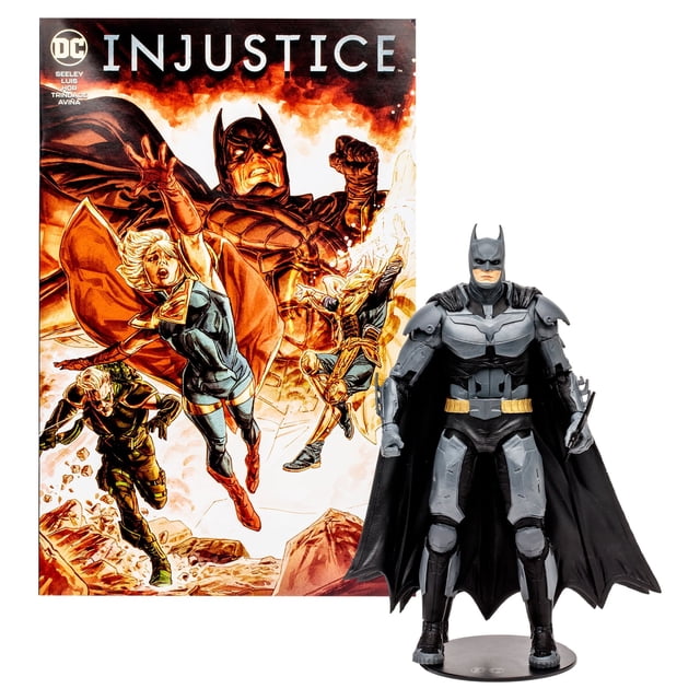 McFarlane Toys DC Direct Injustice 2 Batman Action Figure with Comic ...