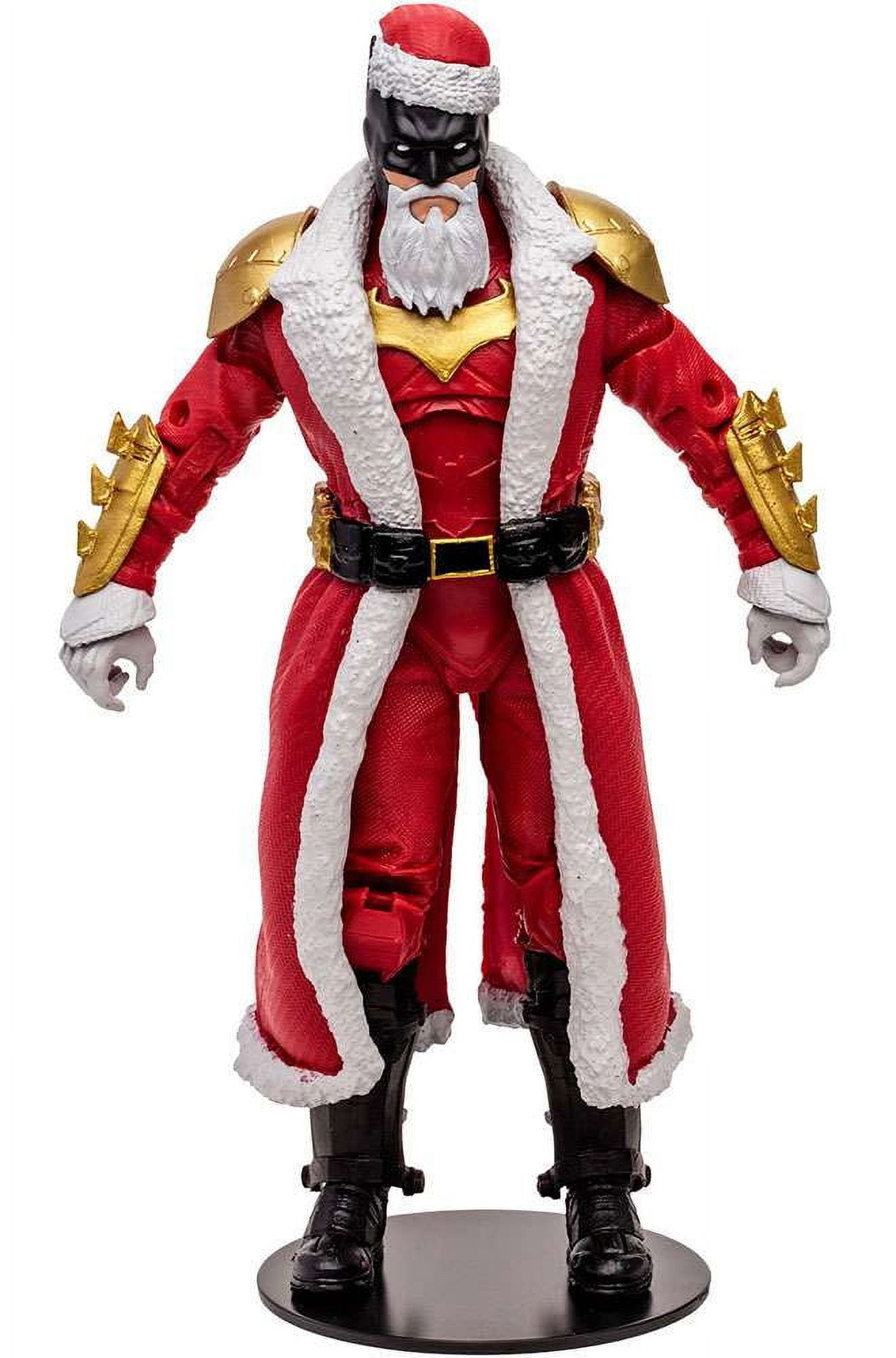 McFarlane Batman Santa Action Figure, DC Gold Label Collection, Red ...