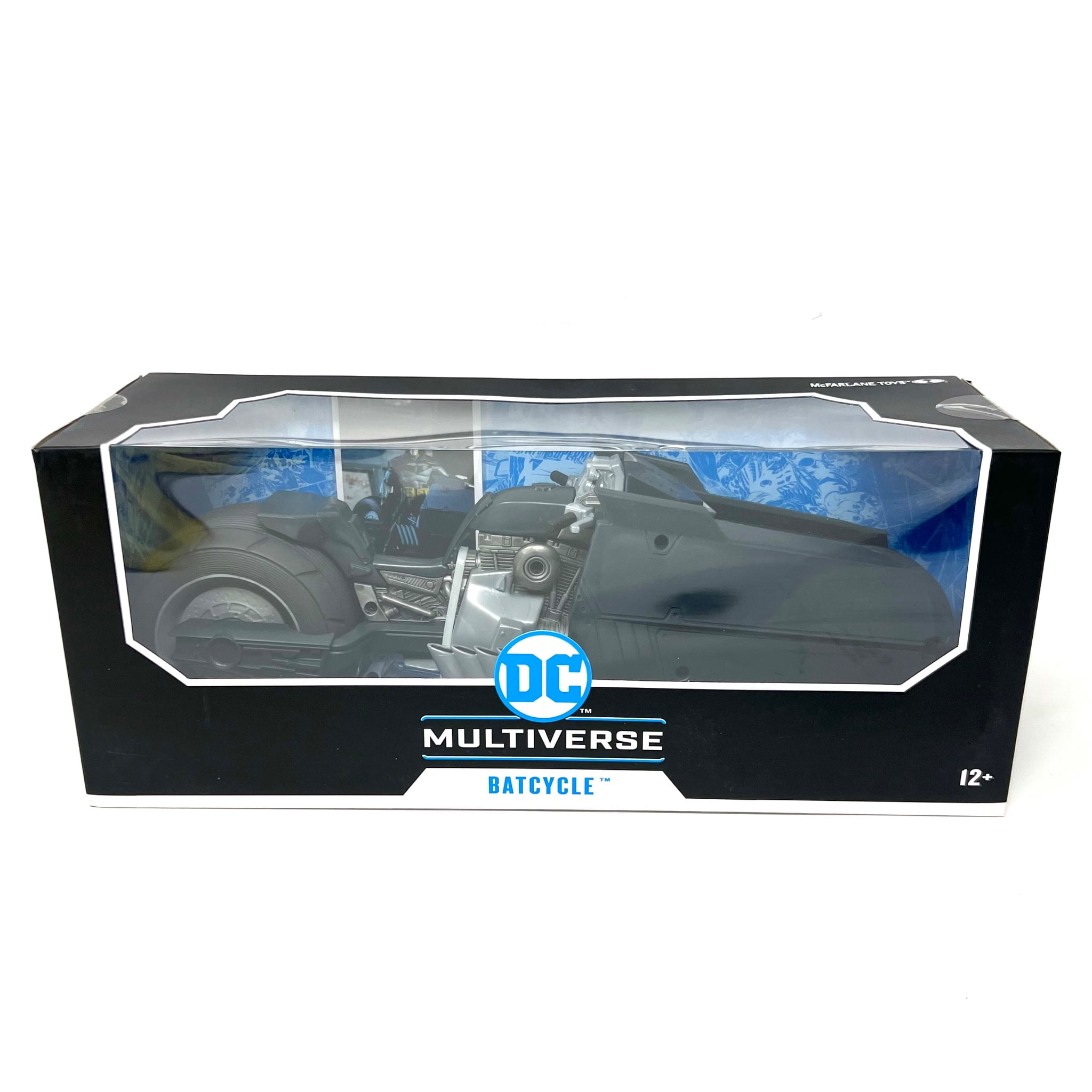 McFarlane Toys DC Multiverse Batman Batcycle, Black - Walmart.com