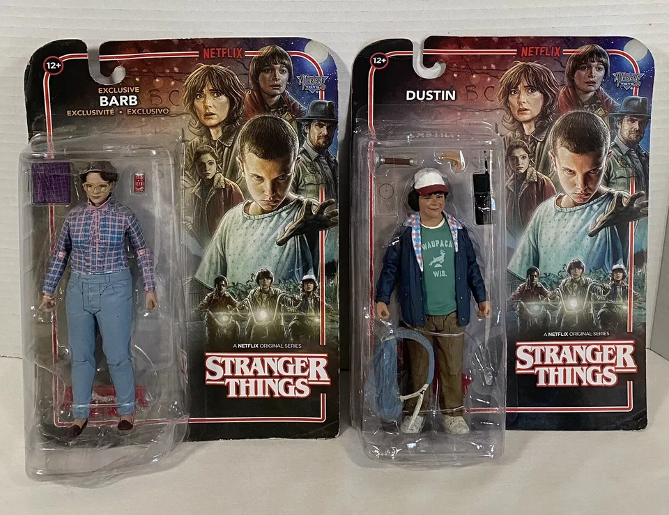 McFarlane Toys Stranger Things Action Figure Lot Dustin & Barb ...
