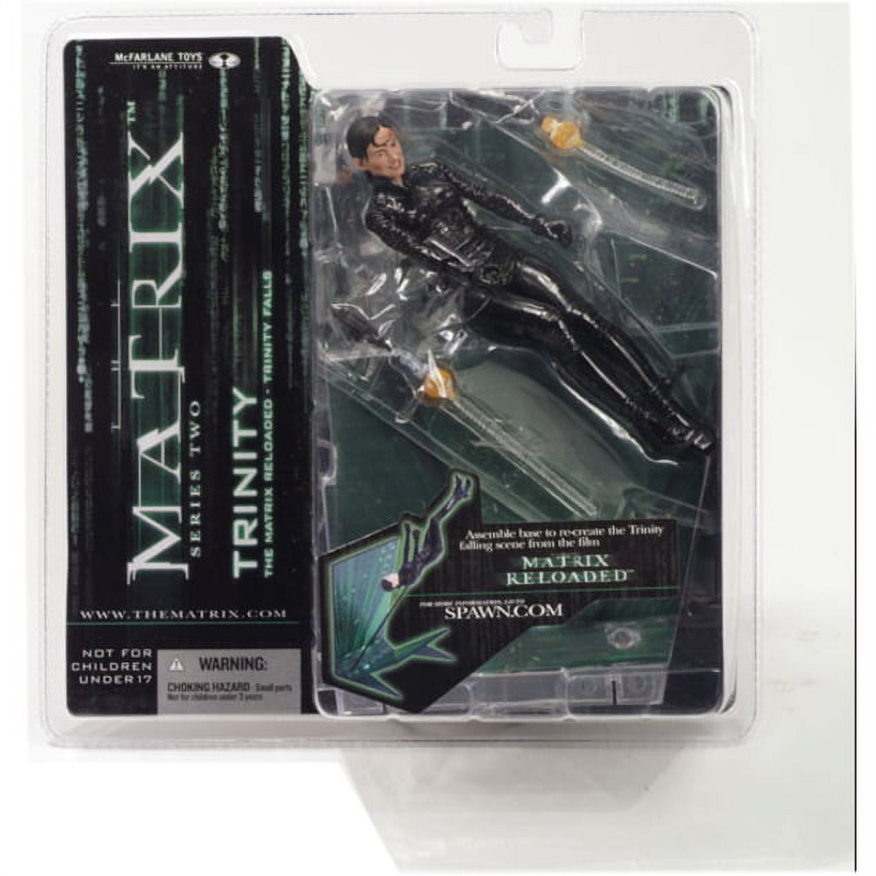 The Matrix Reloaded Trinity Falls Action Figure 2003 Mcfarlane Toys ...