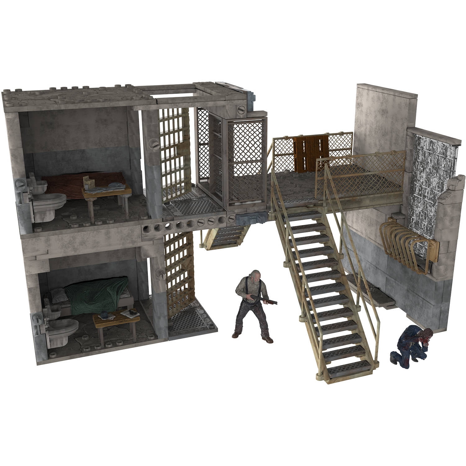 McFarlane Toys The Walking Dead: Prison Catwalk Construction Set ...