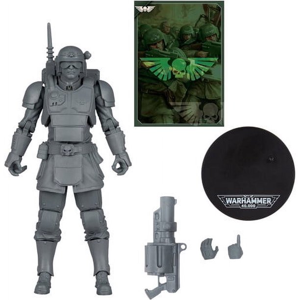 McFarlane - Warhammer 40K - Astra Militarum - 7" Kasrkin (Artist Proof ...