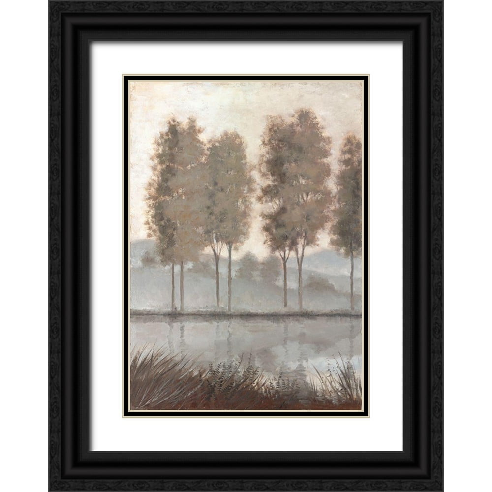 McGannon, Jill Schultz 11x14 Black Ornate Wood Framed with Double ...