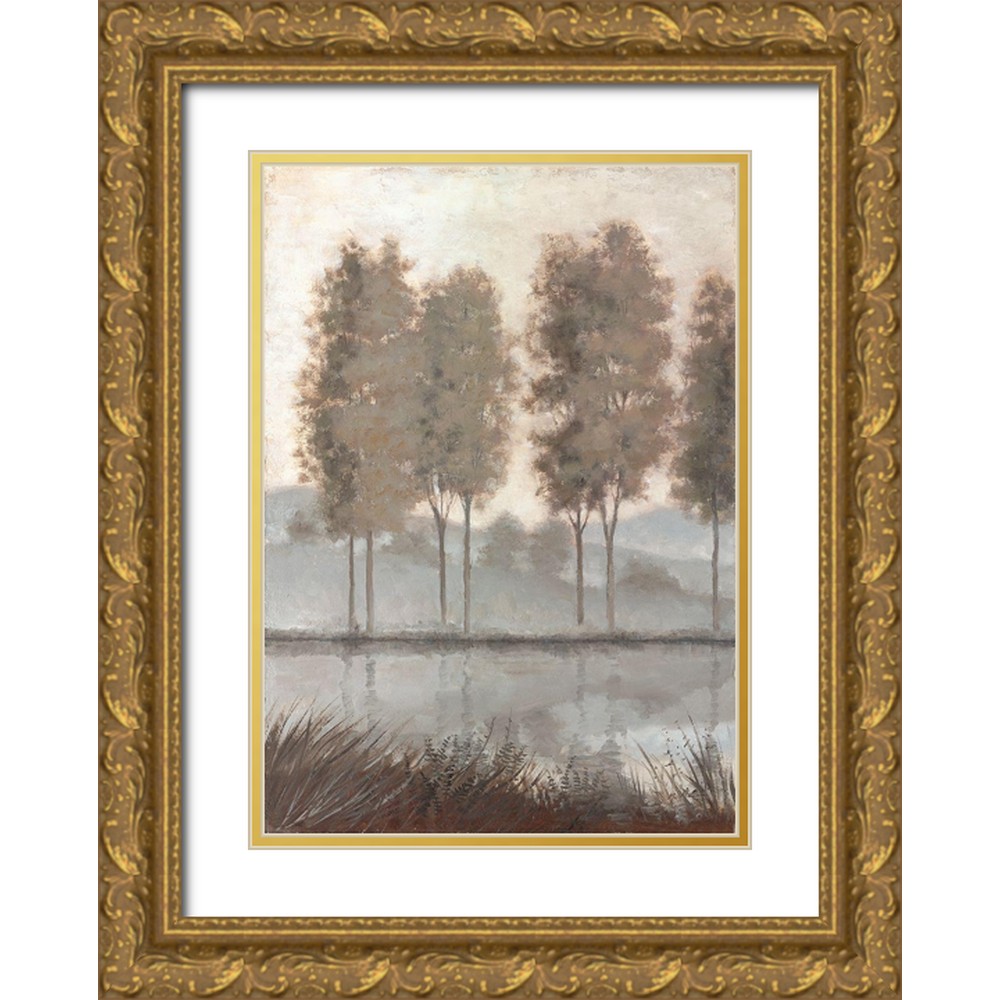 McGannon, Jill Schultz 11x14 Gold Ornate Wood Framed with Double ...