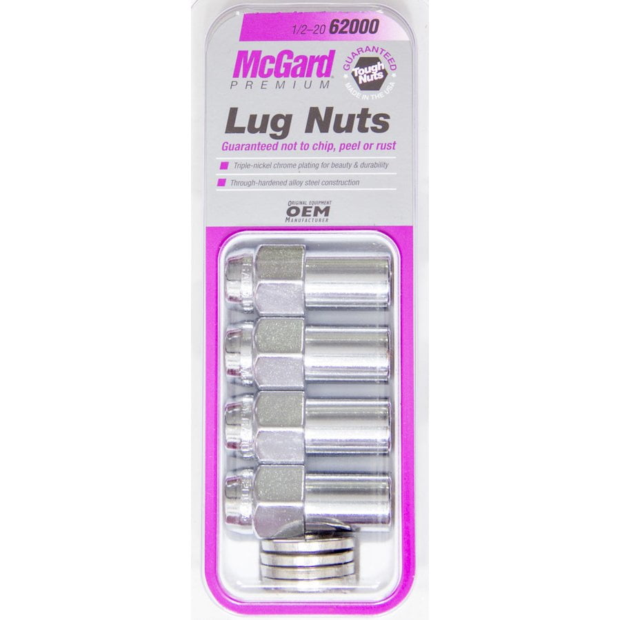 Mcgard LUG NUT 1/2 LONG SHANK (4) - Walmart.com