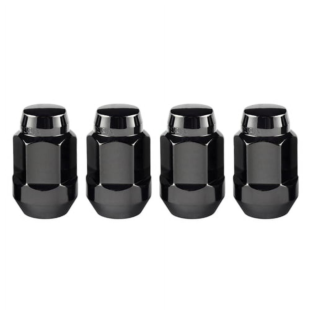 McGard 64029 Black Bulge Cone Seat Wheel Lug Nut Lock Set, 1/2-20 ...