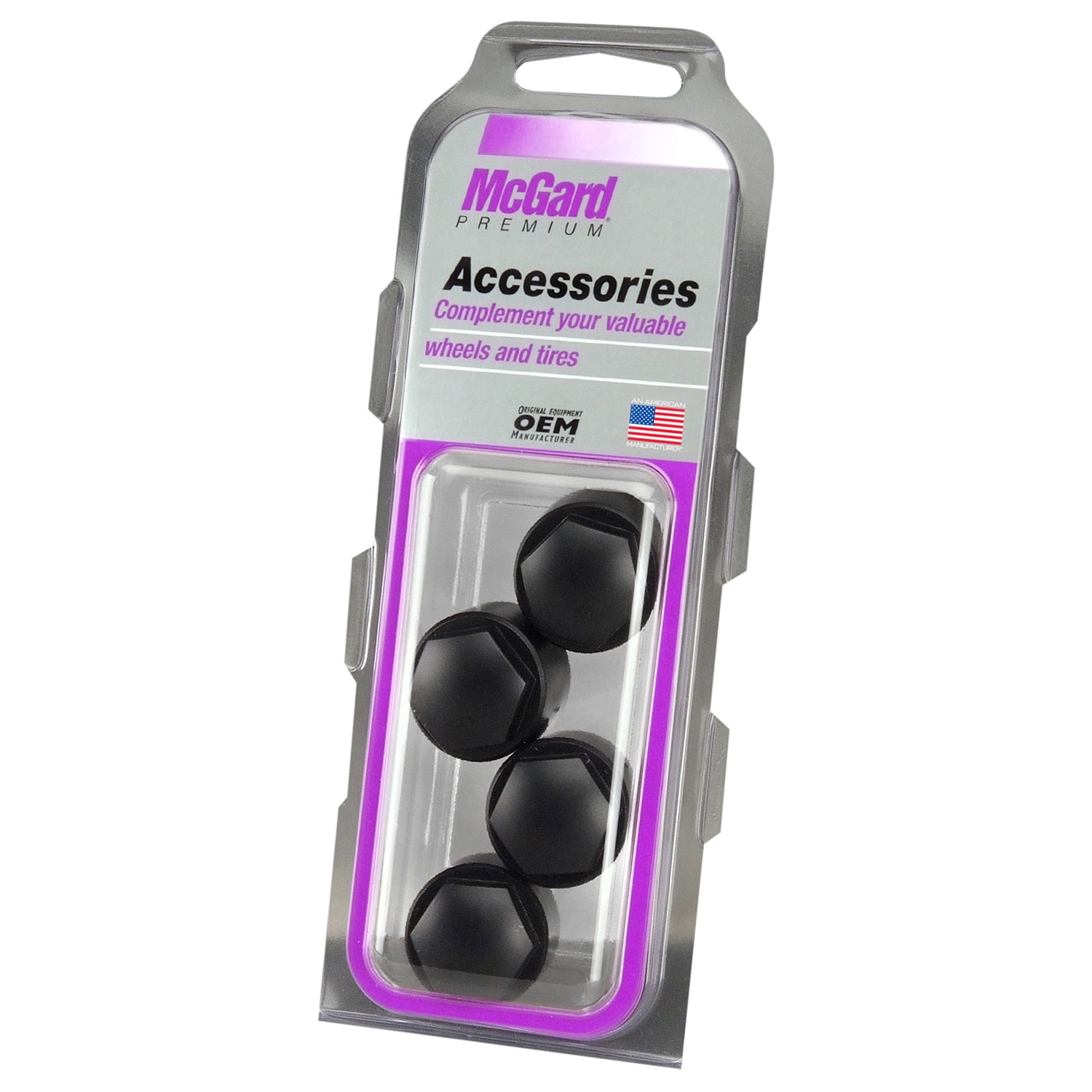 McGard 70005 Black Nylon Replacement Plugs for Under Hub Cap Lugs ...