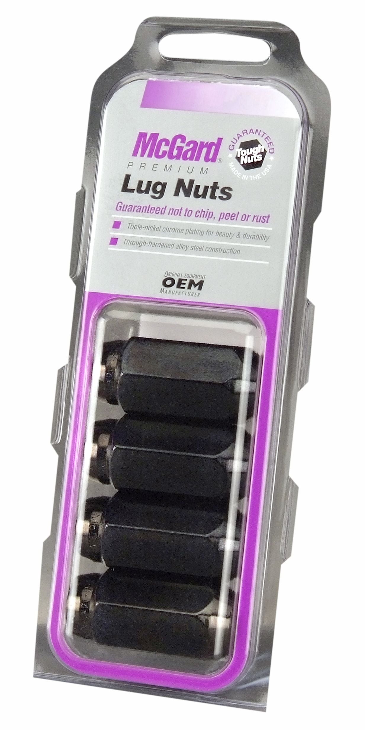 McGard Cone Seat Style Lug Nuts-Black 64022 - Walmart.com