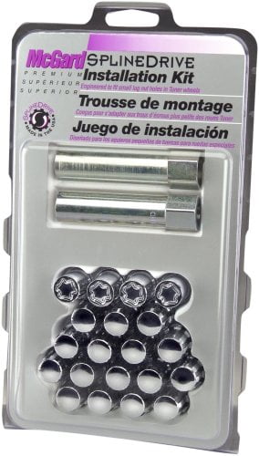McGard SplineDrive Tuner 5 Lug Install Kit w/Locks Tool (Cone) M12x1.5 ...