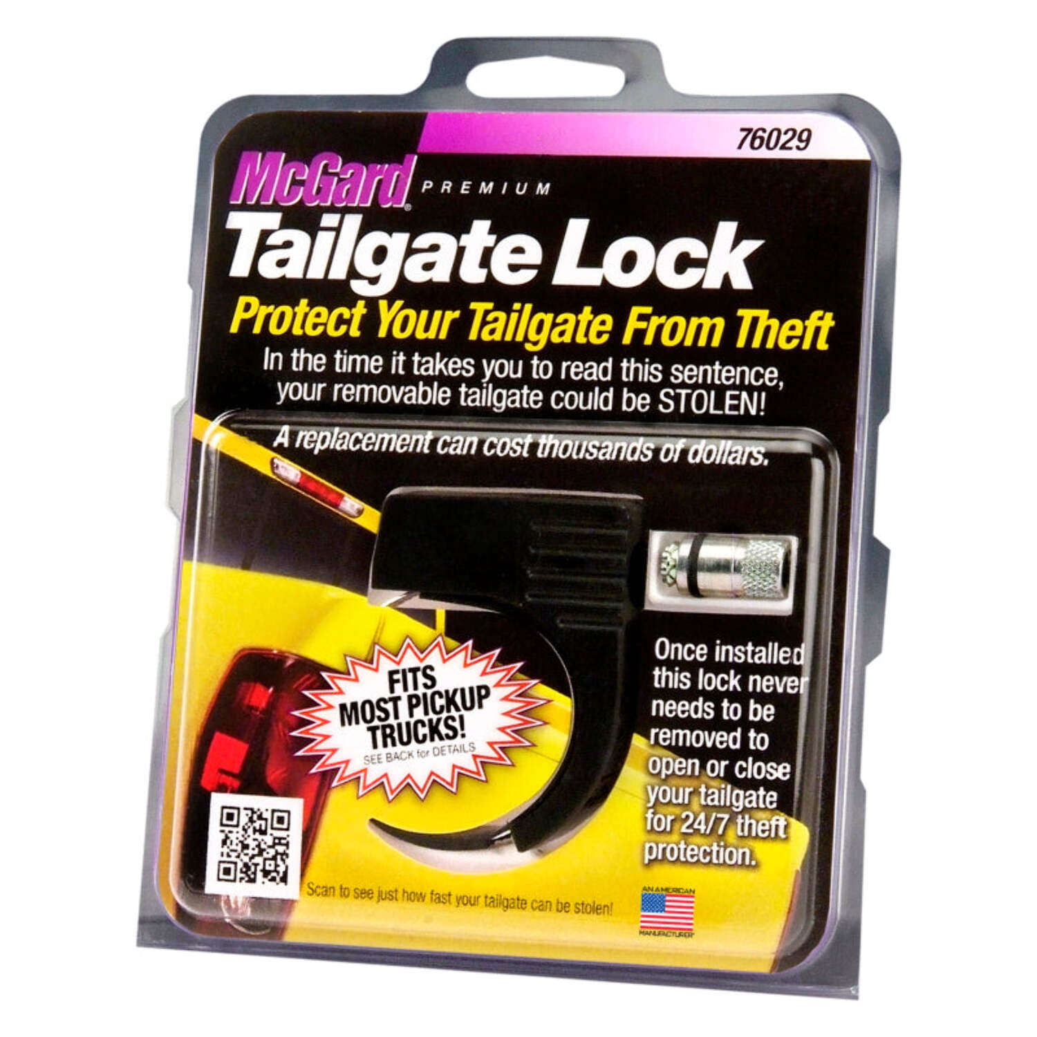 McGard Universal Tailgate Lock - Fits 1997-2022 FORD F150, 2007-2020 ...