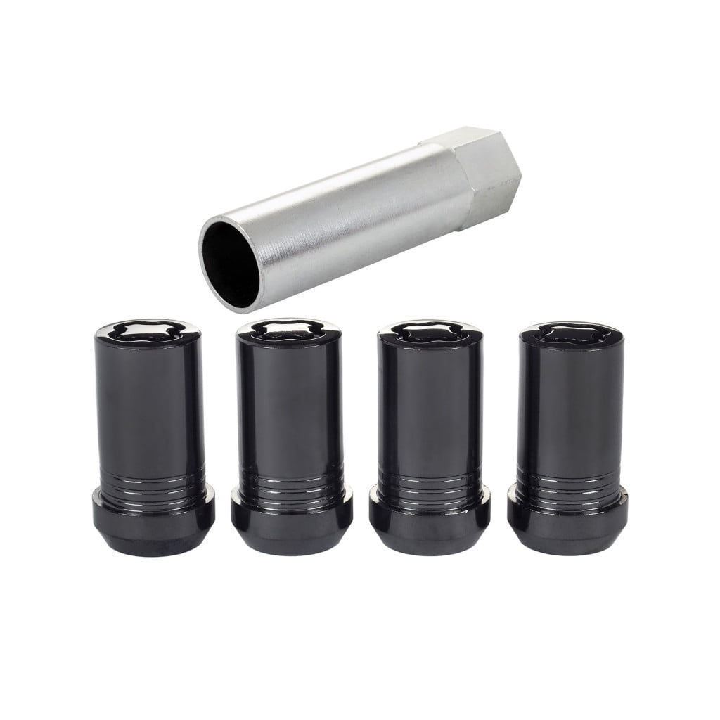 McGard For Tesla S 2012-2018 Wheel Lock Nut Set | Chrome With Black PVD ...