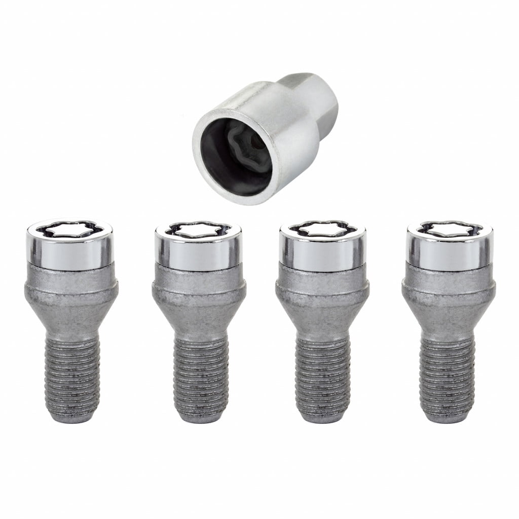 McGard Wheel Lock Bolt Set For Ram ProMaster City 2015-2021 | Cone Seat | M12 x 1.25 | 17mm Hex ...