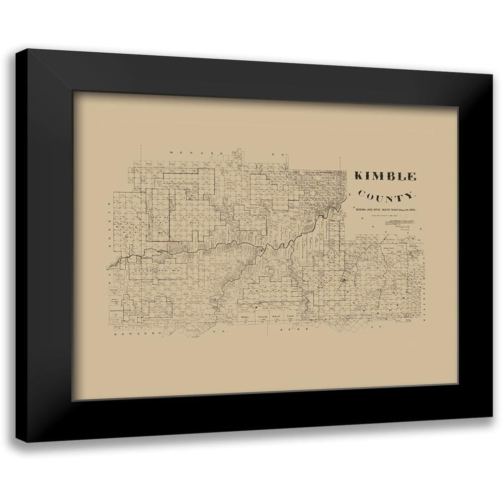 McGaughey 18x15 Black Modern Framed Museum Art Print Titled - Kimble ...