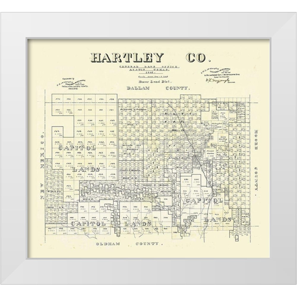 McGaughey 28x26 White Modern Wood Framed Museum Art Print Titled ...