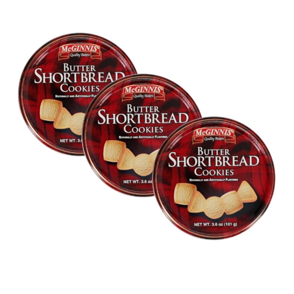 McGinnis Butter-Flavored Shortbread Cookies Pack of 3 – Premium Rich ...